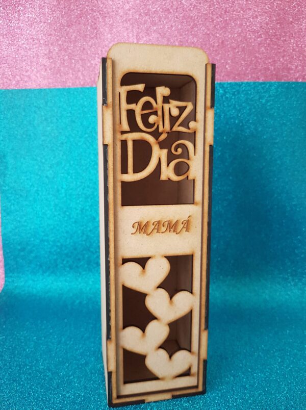 Caja De Vino Para Mamá C4v Laser Banco De Diseños